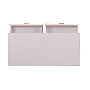 Linon Light Pink Rose Gold Hardware Jaycee X Base Writing Desk