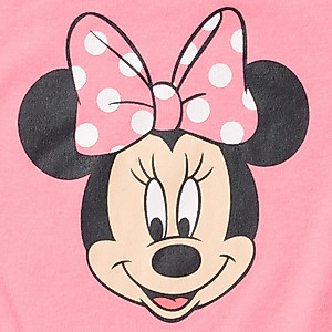 Disney Minnie Mouse Newborn Baby Girls Bodysuit Pants and Hat 3 Piece Outfit Set 3-6 Months