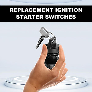 Ignition Key Switch 3 Position 6 Pins Compatible with Polaris Ranger 400 425 500 570 700 800 900 1000 Sportsman 300 325 400 450 500 550 570 700 800 RZR 570 800 900&More-Replace 4011002 4012165 4010390