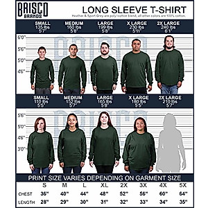 Brisco Brands Crap Handicap Wheelchair Disabled Long Sleeve Tshirt Men Women Forest Green