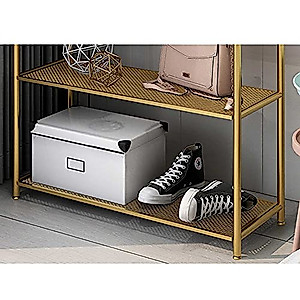 XI FA Clothing Display Rack Stand - Vintage Coat Stand- Clothes Hat Rack Shelf Shoe Clothes Hangers can Keep Your Clothes and Articles Tidy and Easy to take Marble Iron Coat Rack Home Umbrella Stand