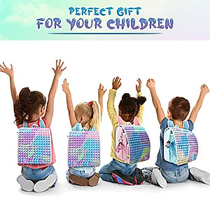 AmazTree Amaztree Rainbow Pop On It School Backpack Fidget Backpack for Kids, Teenagers Girls