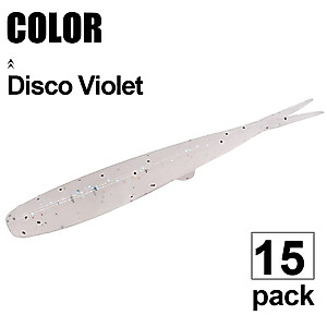 Crappie-Baits- Plastics-Jig-Heads-Kit-Minnow-Fishing-Lures-for Crappie-Panfish-Bluegill-40-Piece Kit - 30 Bodies- 20 Crappie Jig Heads