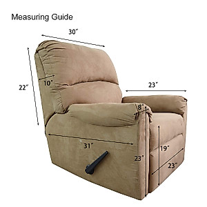 Easy-Going Stretch Jacquard Recliner Couch Cover, 4-Piece Soft Sofa Cover, Sofa Slipcover with Elastic Loop, Washable Furniture Protector for Kids, Pets, Dogs, Cats (Recliner, Dark Gray)