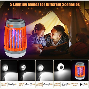 THE PERFECT PART Solar USB Mosquito Killer Light Electronic Fly Bug Insect Zapper Trap Pest Lamp