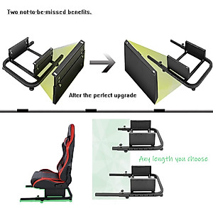 Anman PRO Rear Half of Seat Bracket - Racing Wheel Stand Accessories (Only Fits Racing Stand)