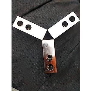 USST KT-10200P Steel Soft Chuck Jaws for 10" CNC Lathe Chucks, 2" Tall (Set of 3 Pieces)