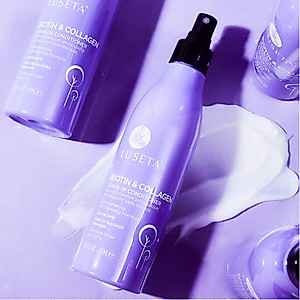 Luseta Biotin Leave in Conditioner for Dry Damaged Hair, Natural Thickening Volume Conditioner for Hair Loss and Thinning,8.5Fl Oz, Hair Detangler Spray for Women