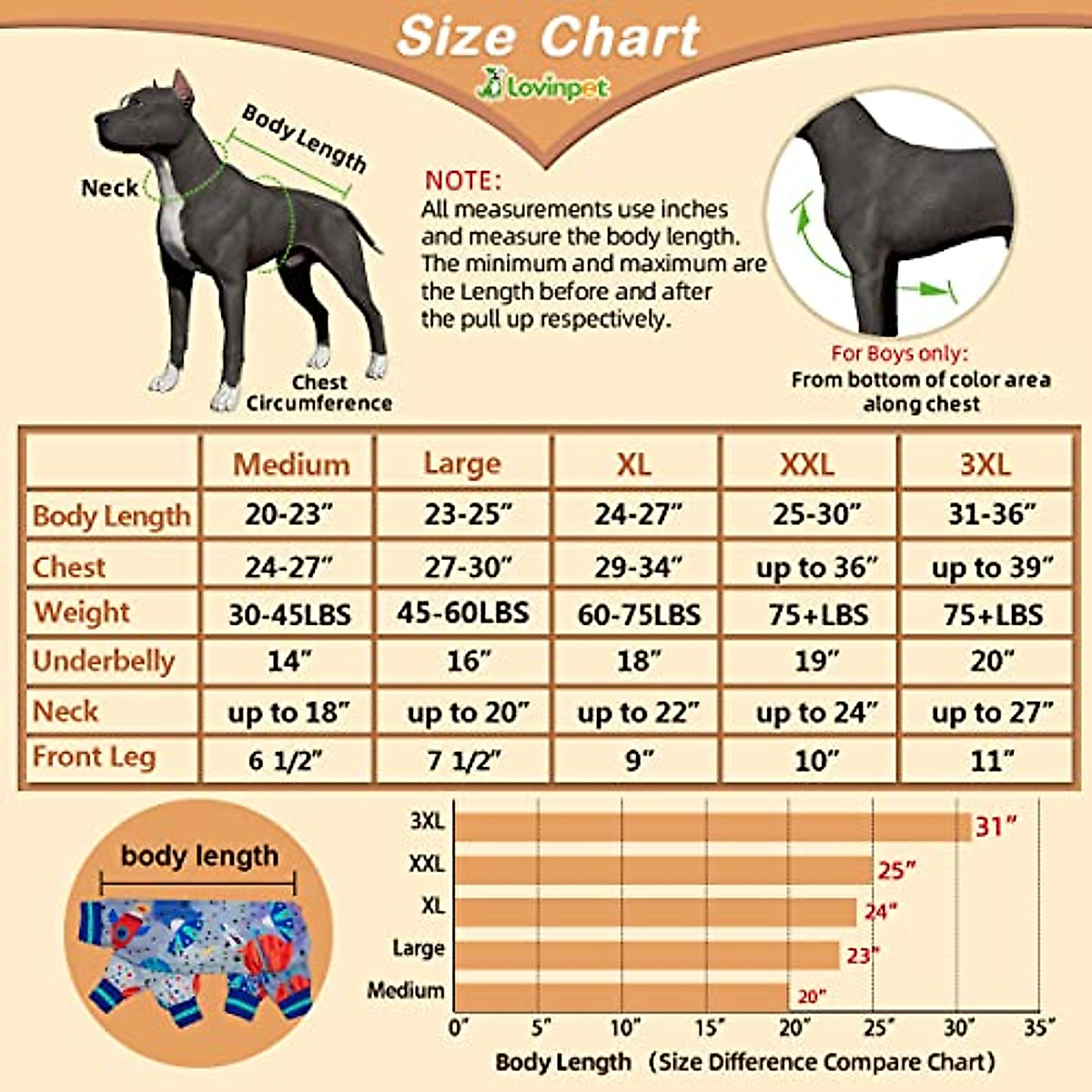 LovinPet Large Dog Wound Care/Surgery Recovery Clothes, Large Dog Pajamas, Lightweight Stretchy Jersey Knit, Galaxy World Gray Print, Big Dog Jammies,UV Protection,Large Breed Dog Onesie, Pet PJ's/XL