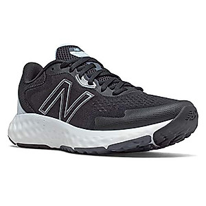 New Balance Women's Fresh Foam Evoz V1 Running Shoe, Black/Blue, 7.5