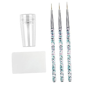 FRCOLOR 1 Set Nail Brush Seal Para Uñas Acrilicas Nail Accessories Nail Tech Accessories Nail Art Painting Brushes Nail Art Pen Manicure Art Pen Nail Painting Pen Nail Scraper Care