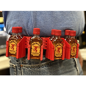 Fireball 50ml Bottle Carrier Pouch - Quad Double Shot