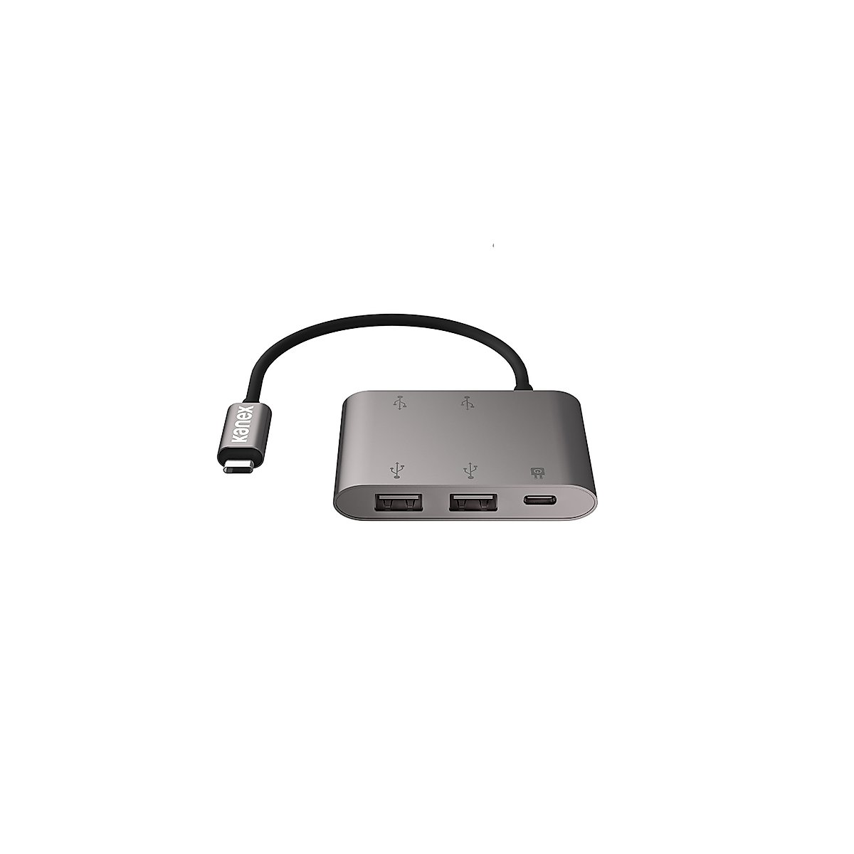 Kanex 4-Port USB Charging Hub with USB-C for MacBook with Pass-Thru Charging