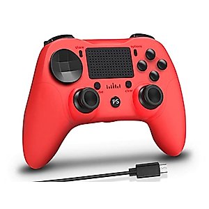 EFFUN Wireless Controller for PS4 /Slim/Pro/PC, Pa4 Controller for Playstation 4 Controller for PS4 Controller with DoubleShock, Motion Sense, Touchpad, Audio Jack, Speaker, Turbo, Gifts for Children