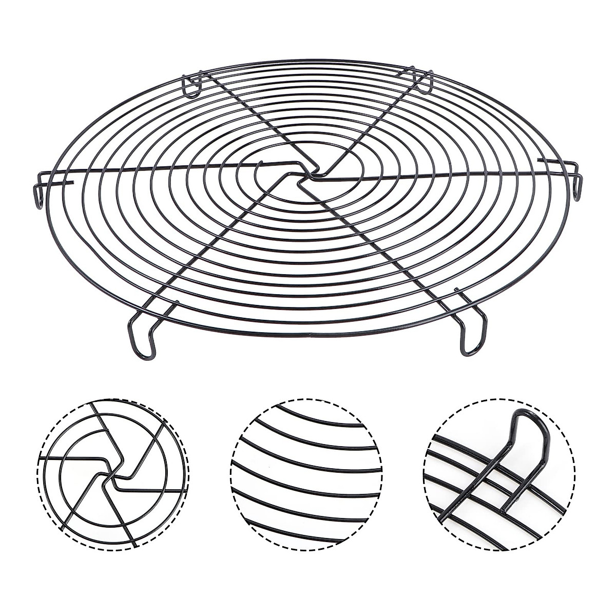 GANAZONO 1pc Cooling Rack Cooling Net Wire Cooling Rack Wire Cooking Racks Steamer Rack Small Cooling Rack Cookie Cooling Rack Shortening for Baking Cooling Tray Oven Rack Iron Food