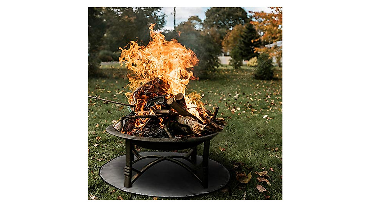 Deck Protector Mat for Safe BBQ & Fire Pit Use