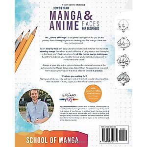 School of Manga: How To Draw Manga and Anime Faces for Beginners | Learn To Create Your Own Characters Step by Step With Easy-to-Follow Instructions and Proven Techniques