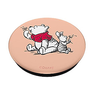 Disney Winnie the Pooh and Piglet Dandelion Pink PopSockets Swappable PopGrip