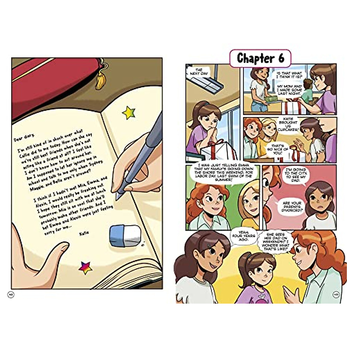 Katie and the Cupcake Cure The Graphic Novel (1) (Cupcake Diaries: The Graphic Novel)