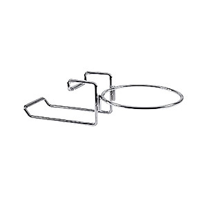 CUISINOX Chrome Plated Table Mount Chiller Wine Bucket Holder, 7.5" Ring, Stainless steel