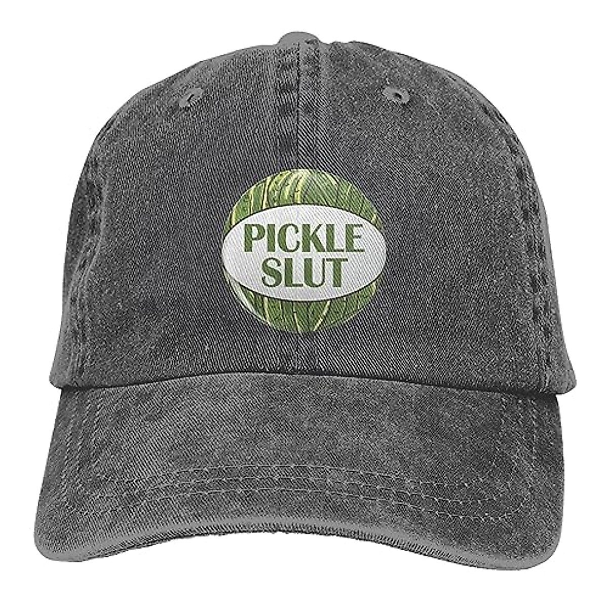 Cowboy Hat Boven Hat Trucker Dad Gift Adjustable Buckle Closure Pickle Slut Logo 1 Casquette Unisex Deep Heather