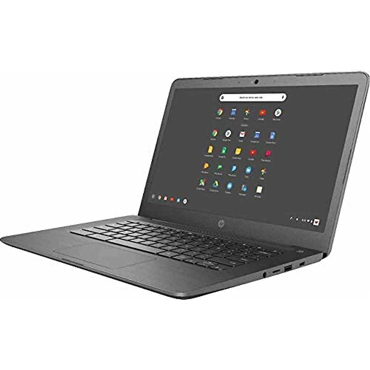 Newest HP 14-inch Chromebook HD Touchscreen Laptop PC (Intel Celeron N3350 up to 2.4GHz, 4GB RAM, 32GB Flash Memory, WiFi, HD Camera, Bluetooth, Up to 10 hrs Battery Life, Chrome OS , Black ) (Renewed