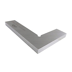 Kinex 4033-02-025 Flat Solid Machinist Square 10" x 6-1/2" (250 x 165 mm) DIN 875/0 Square to w/in 0.0004” (Four Ten-Thousandths of an Inch)