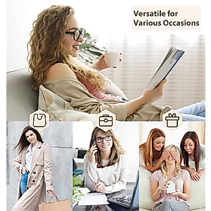 YSense Pack of 5 Womens Wool Socks Winter Warm Hiking Socks Casual Calf Athletic Socks Gifts