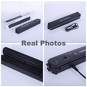 Portable Vacuum Sealer, Automatic Sealer for Food Storage, Easy to Use Compact Food Preservation Sealing Machine for Home & Kitchen