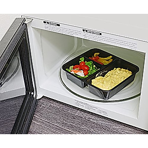 10 Pack - SimpleHouseware 3 Compartment Food Grade Meal Prep Storage Container Boxes (36 ounces)