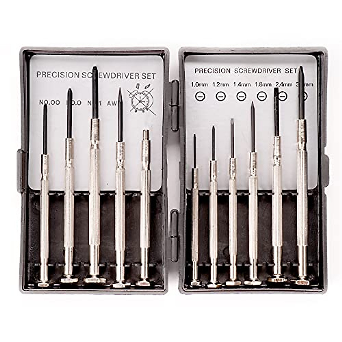 11PCS Mini Precision Screwdriver Set, XAQISHIRE Small Screwdriver Set for Repair Computer, Electronics, Toys, Watch