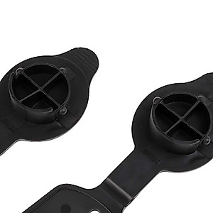 2 Pieces Fishing Rod Holder Cap and Gasket Kit fit for Flush Mount Rod Holder Kayak Boat Fishing Accessory