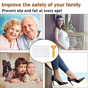 V-TOP 6 Pack Toothbrush Covers + 30 PCS Non Slip Bathtub Stickers