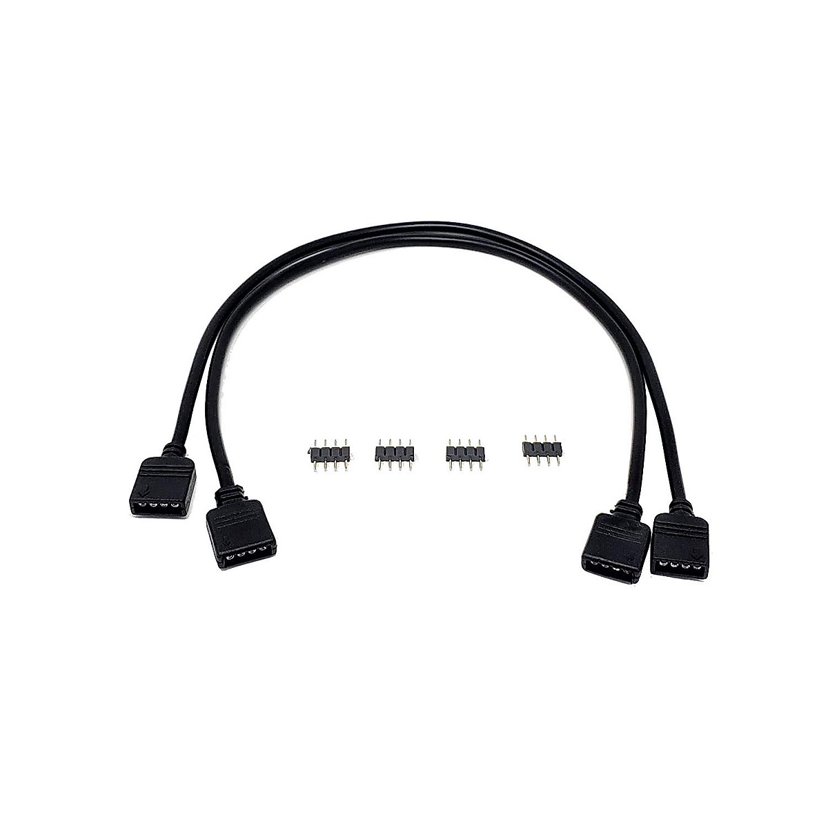 MICRO CONNECTORS RGB Extension 50 cm Cable/ 2-Pack (F04-RGB0150-2P)