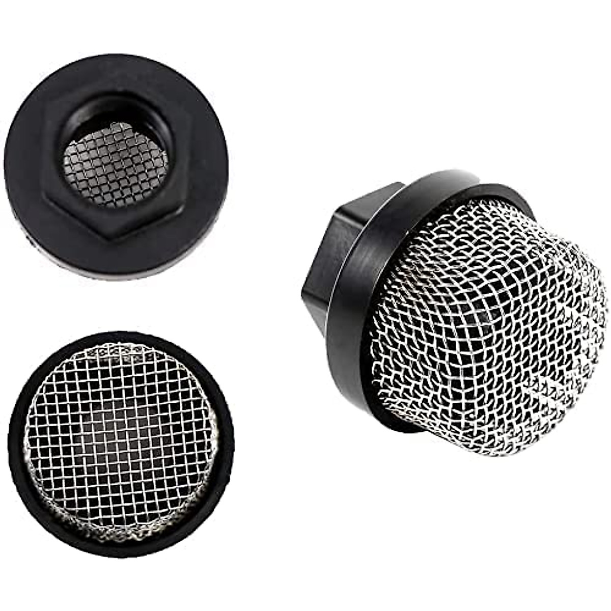 Powswopx 246385 Hose Inlet Strainer Filter Inlet Suction Strainer Mesh Filter for Graco Ultra 390 395 495 Airless Wagner Spraytech Titan Paint Pumps, Paint Spray Guns (2 Pack)