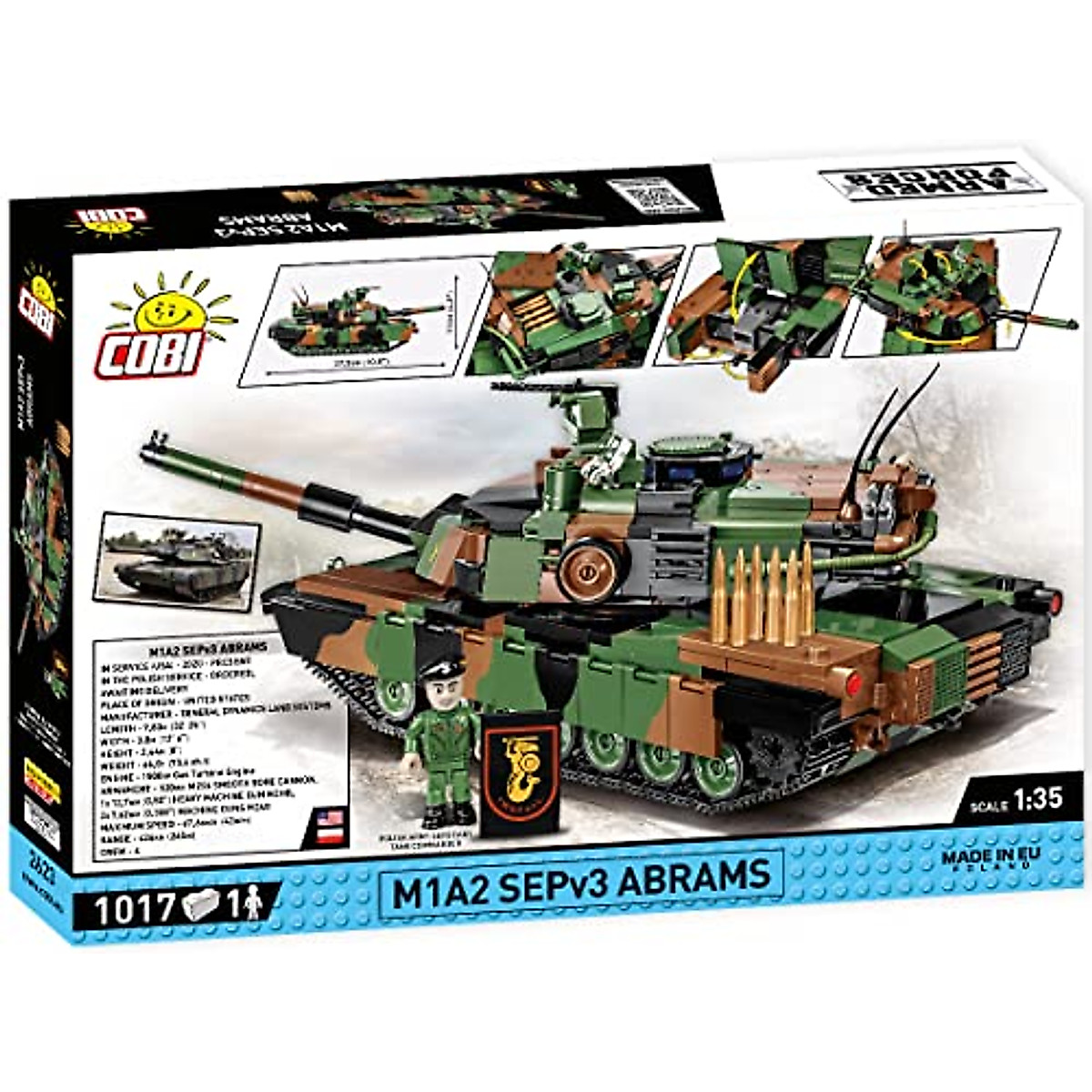 COBI Armed Forces M1A2 SEPv3 Abrams Tank