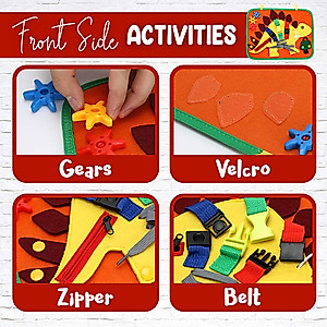 ZaxiDeel Busy Board for 1 Year Old