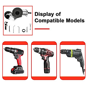 Yu&Yang Electric Drill Plate Cutter, Metal Nibbler Drill Attachment, DIY metal shearing machine with adapter for Steel Copper Aluminum Iron and Other Metals Sheet Cutting