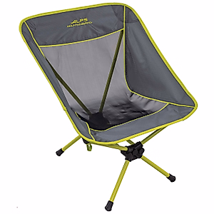 ALPS Mountaineering Simmer Camping Chair, One Size, Citrus/Charcoal