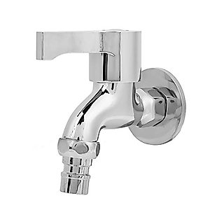 Water Faucet Copper Bathroom Water Faucet Silver Kitchen Sink Faucet Bath Faucet Metal Handle Single Cold Tap G1/2,Shower