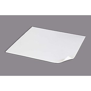 MATNIKS Food Grade Silicone Rubber Sheet 12x12-inch by 1/8 White - Duro Shore A65 High Temperature Heavy Duty for Gaskets DIY Food Covers Lids Sealing Material Supports Microwave Oven Protection