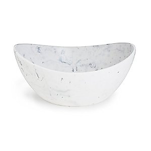 Architec EcoSmart EcoMarble Serving Bowl, 3qt BPA-Free Recycled Plastic, Made in The USA
