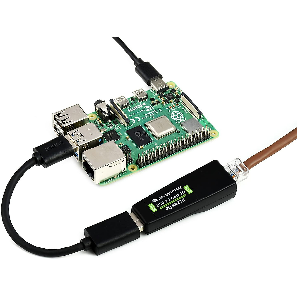 Bicool USB 3.2 Gen1 to Gigabit Ethernet Converter,RTL8153 Controller 101001000Mbps Network Standard, Driver-Free,Plug and Play,Support Multi Systems Win788.110,etc.