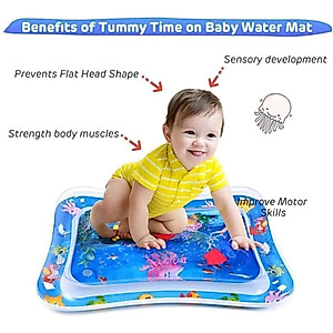 Inflatable Water mat Infants and Toddlers, Perfect for Fun time Play Activity Center Your Baby's Stimulation Growth