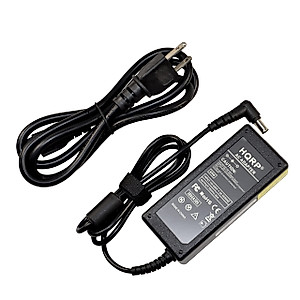 HQRP 19V AC Adapter Compatible with LG 24M37H 24M37HQ 24MC37D 24MC57HQ 24MP55HQ 24MP57D Monitor LED LCD HDTV TV Power Supply Cord Adaptor + Euro Plug Adapter
