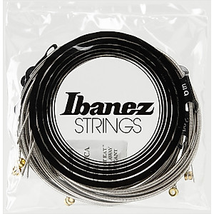 Ibanez, 6 Nickel Bass Guitar Strings-Light Top Medium Bottom, Silver, (IEBS6C)