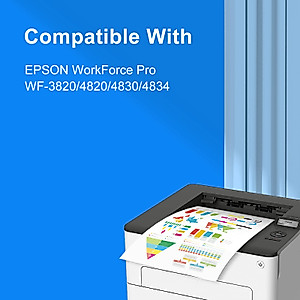 MYCARTRIDGE Remanufactured Ink Cartridge Replacement for Epson 822XL 822 XL T822XL Fit for Workforce Pro WF-4830 WF-3820 WF-4834 WF-4820 Printer (Black, Cyan, Yellow, Magenta, 4-Pack)