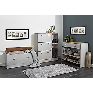 House and Homestyle Storage box in Grey & Oak