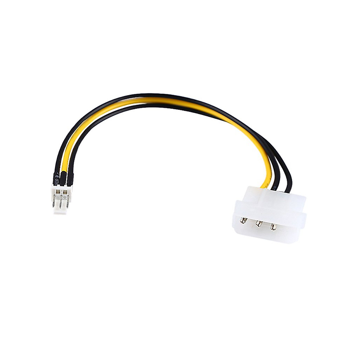 ELECTOP 3 Pin ATX Fan to 4 Pin Molex Connector Cable Fan Power Adapter Cable 2 Pack