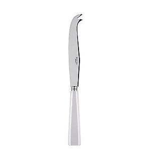 SABRE PARIS - Cheese Knife 9.4 inches - Icône Collection - All Cheeses - Stainless Steel & Acrylic - Dishwasher Safe - White
